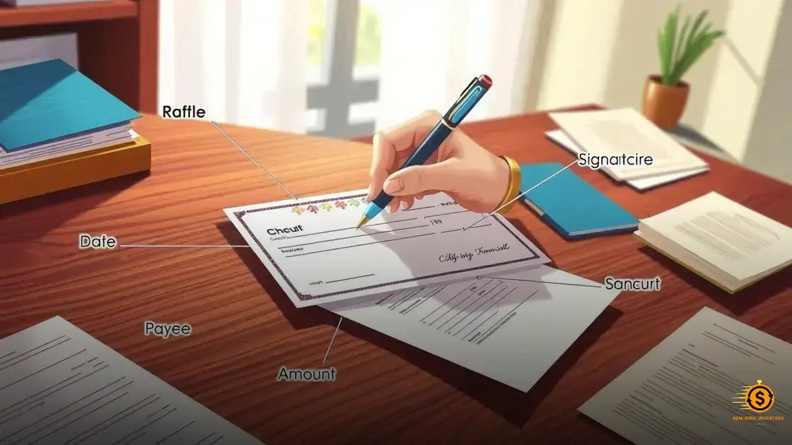 como prencher cheque: Dicas para evitar erros comuns