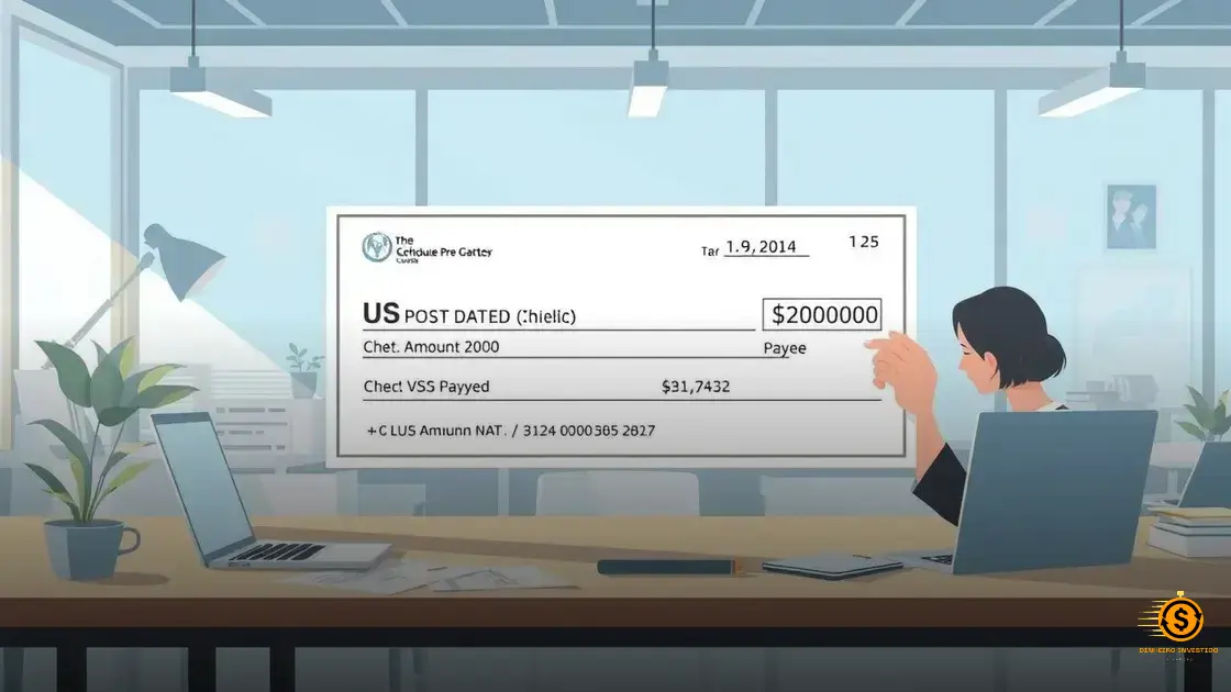 o que e cheque pre datado e como usá-lo corretamente hoje