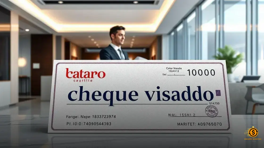 o que é cheque visado e por que você deve se importar com isso