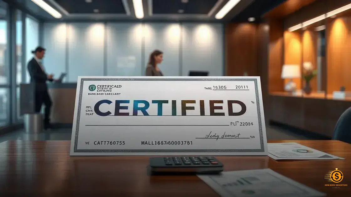 o que e um cheque visado e como ele pode te ajudar hoje